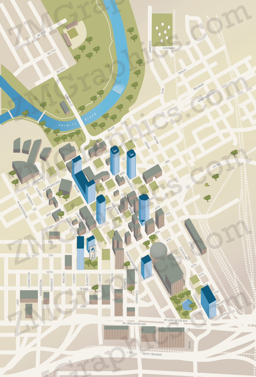 Custom maps, GIS by Carol Zuber-Mallison•ZM Graphics